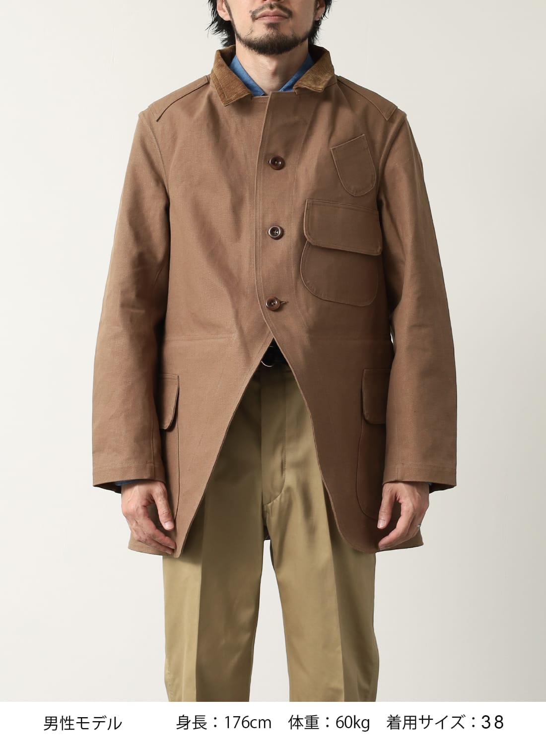 John Gluckow（ジョングラッコー）Lot JG-36 Duck Game Coat（ダックゲームコート）ダックコート ダック生地 ダック地